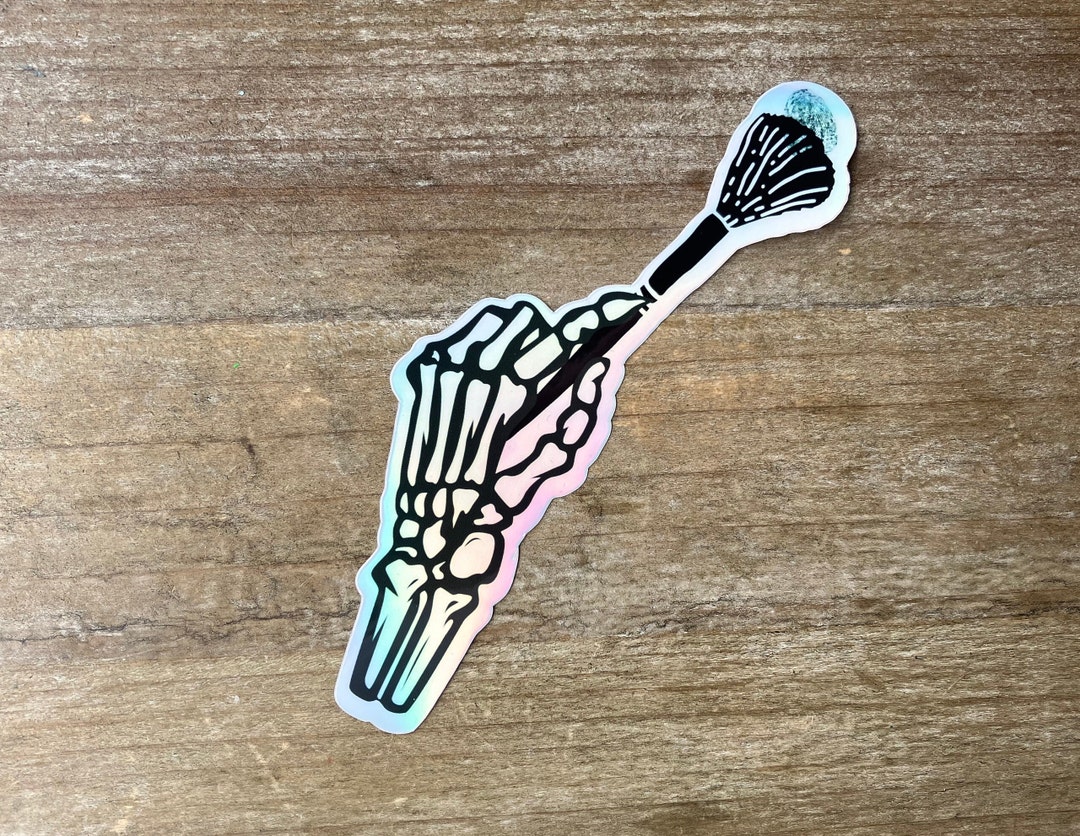 Holographic Skeleton Fingerprinting Sticker, Forensic Science, Last ...