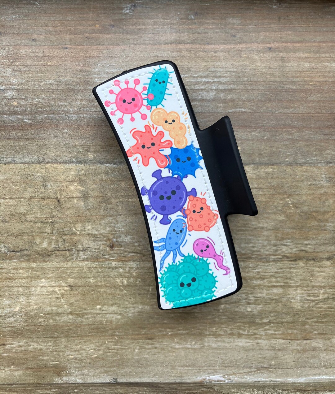 Science Hair Clip, Microbiology Claw Clip, Microbes, Lab Tech, Nursing ...