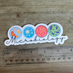 Microbiology Sticker, Graduation Gift, Lab Tech, Infectious Disease ...