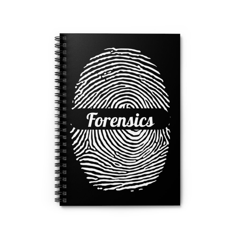 Forensic Science Journal Forensics Spiral Notebook Crime - Etsy
