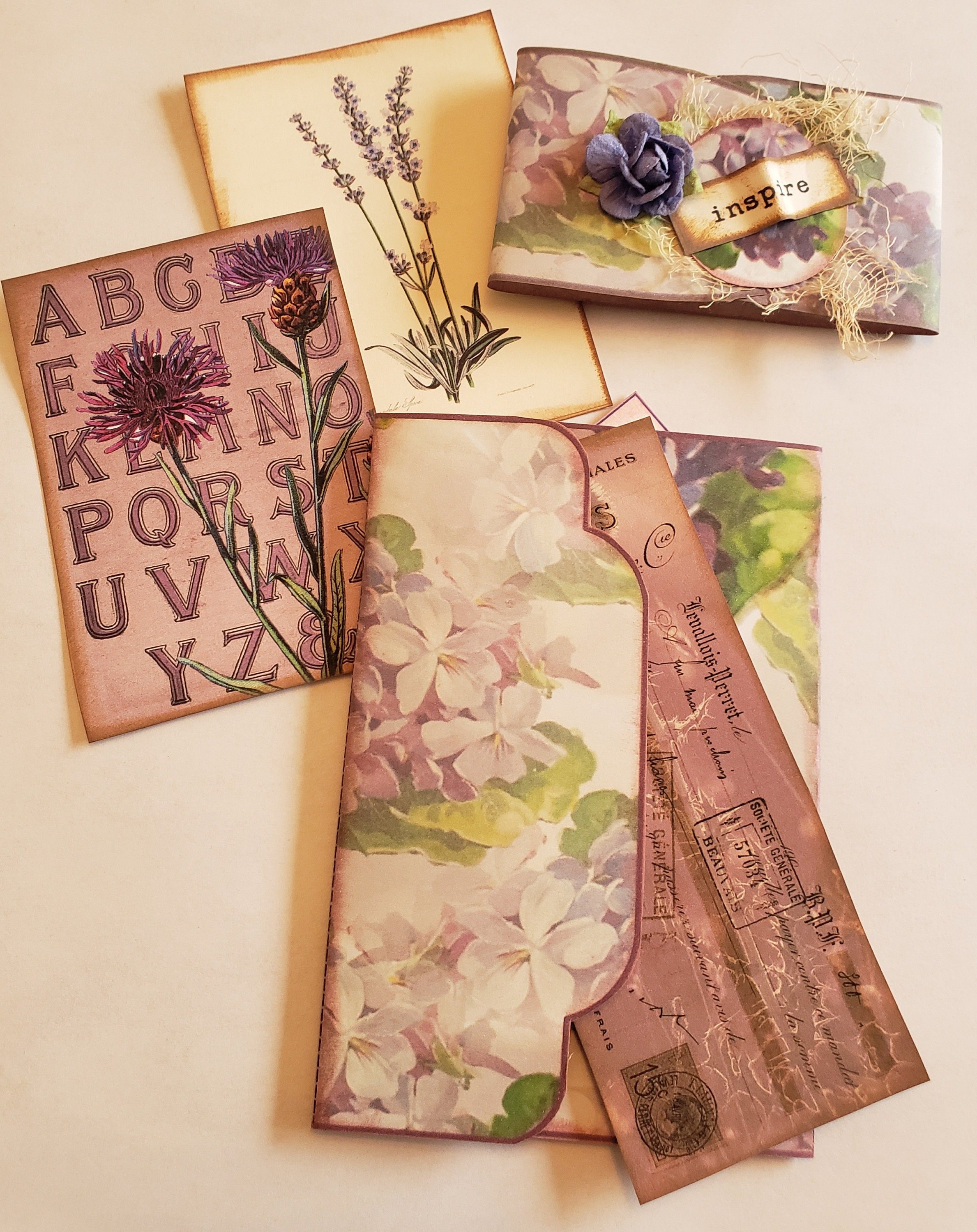 Violet Mini Folder - Etsy