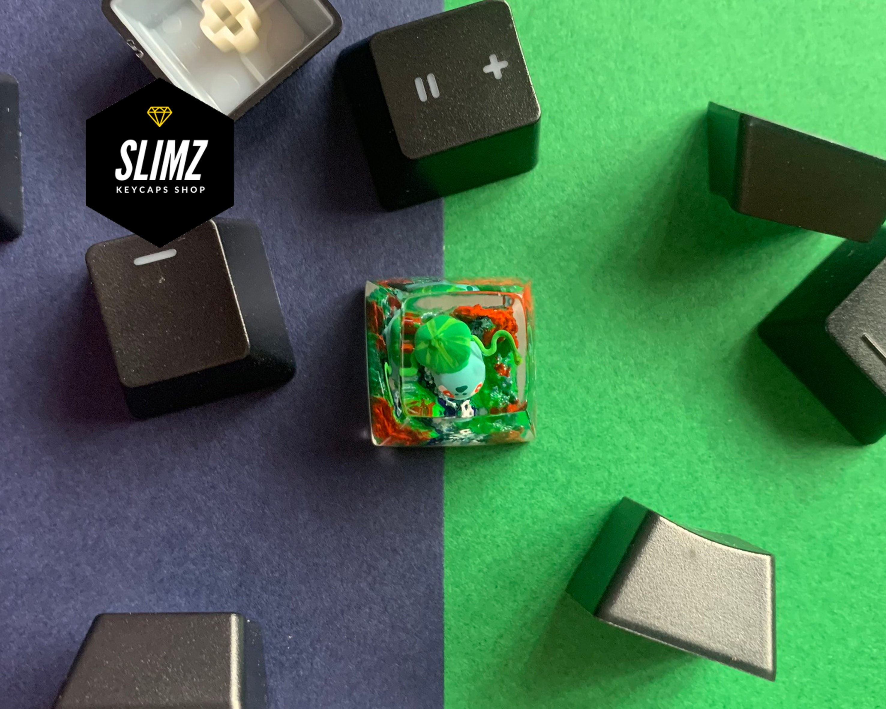 Custom Pokemon Handmade Keycap Resin Keycap Artisan Keycap | Etsy