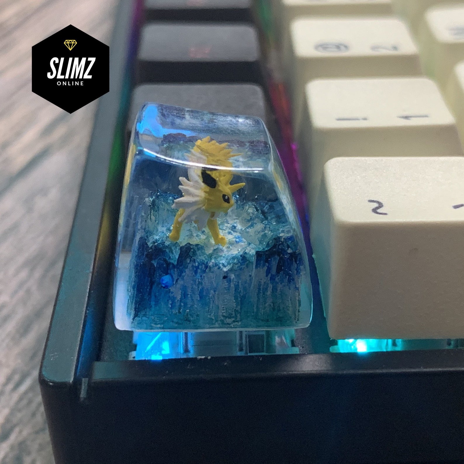 Custom Pokemon Handmade Key Cap Resin by Artisan Keycap Best | Etsy