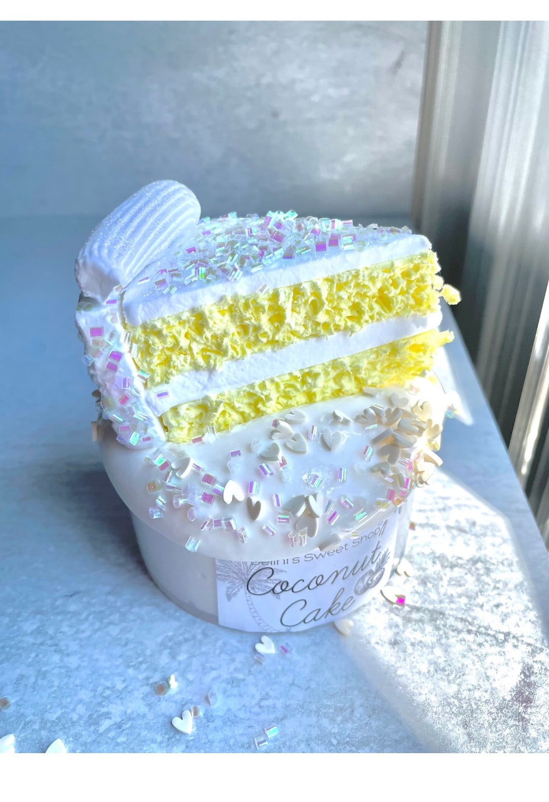 Coconut Cake: DIY Clay Slime // Coconut Cream Pie Scent // Stress ...