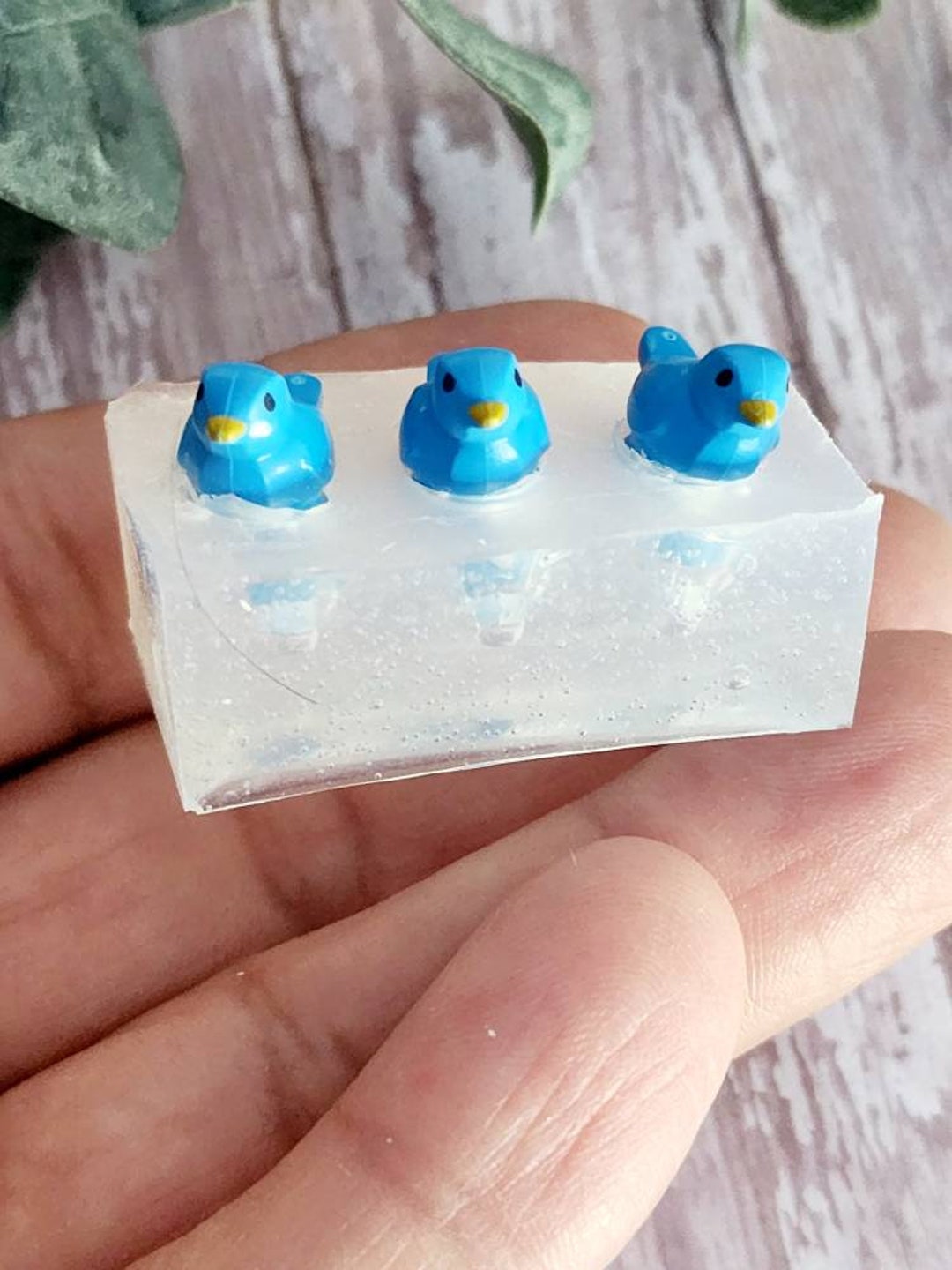 Micro Mini Birds 3D Silicon Mold Earing Doll House - Etsy