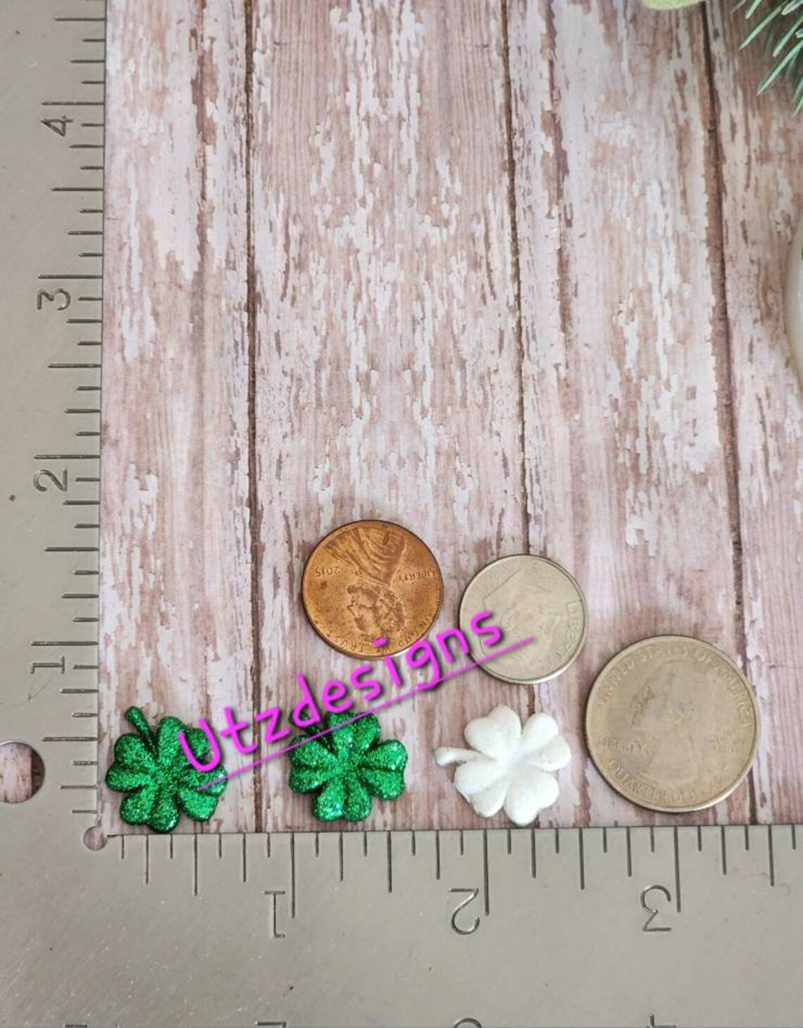 Shamrock Silicone Mold, Four Leaf Clover, Fondant, Clay, Resin, Polymer ...