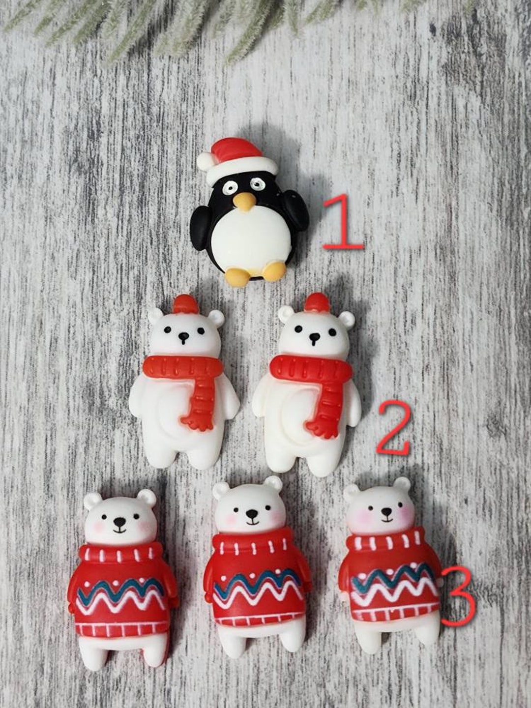 Christmas, Nativity Bears, Penguin Variety Design Santa Cla Silicon ...