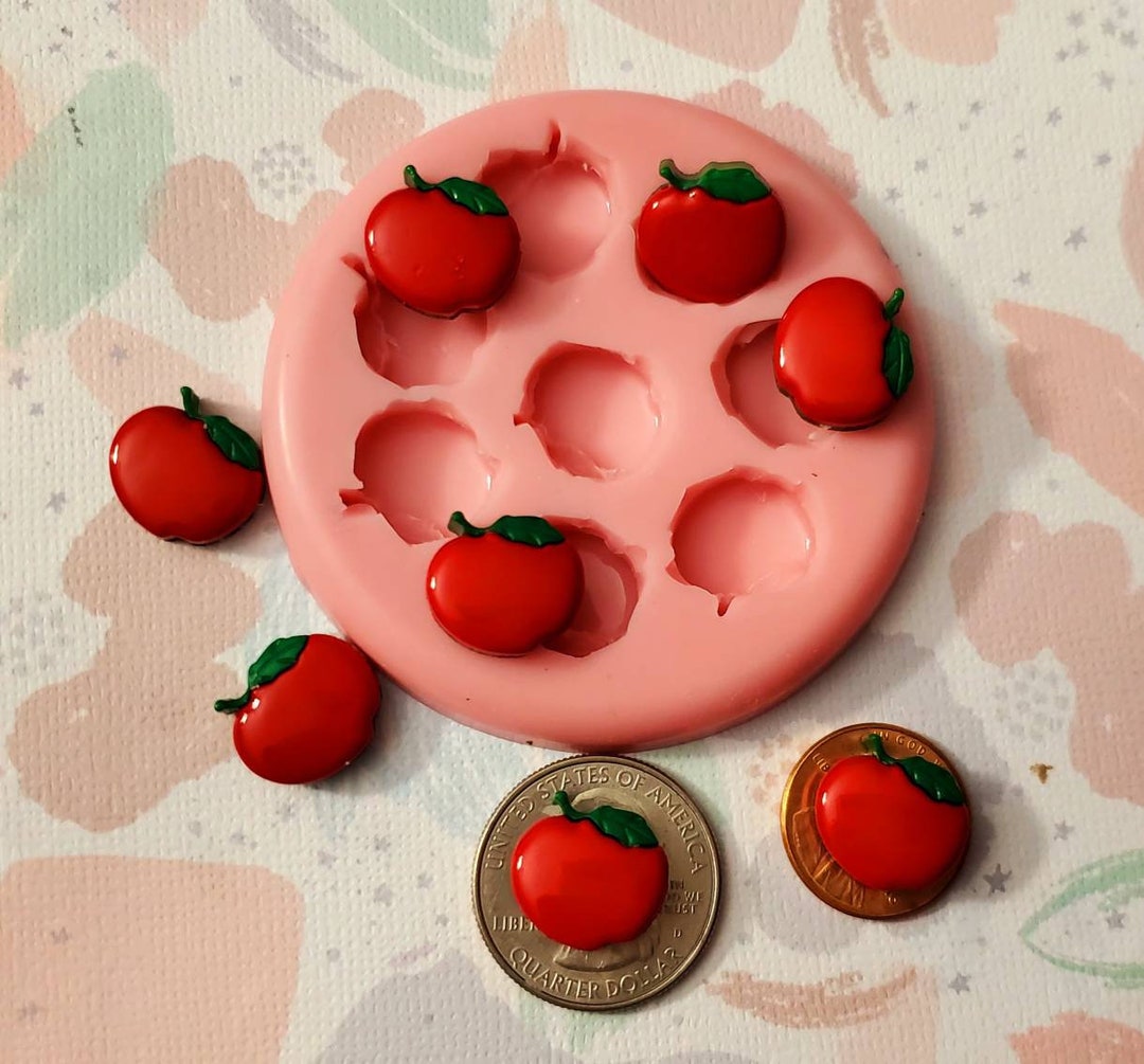 Apples Silicon Mold Fondant, Gumpaste,chocolate, Hard Candy, Isomalt ...