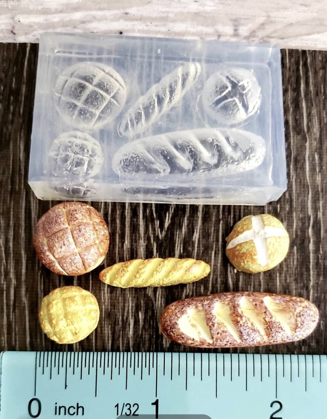 Mini Bread Silicone Mold: Dollhouse Food, Resin Crafts - Etsy