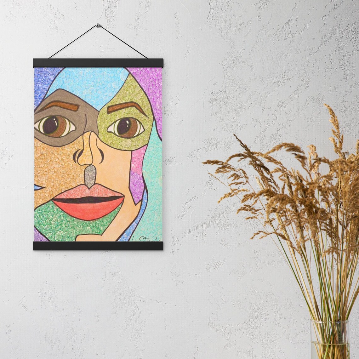 Who Are You? Poster With Hangers - Etsy