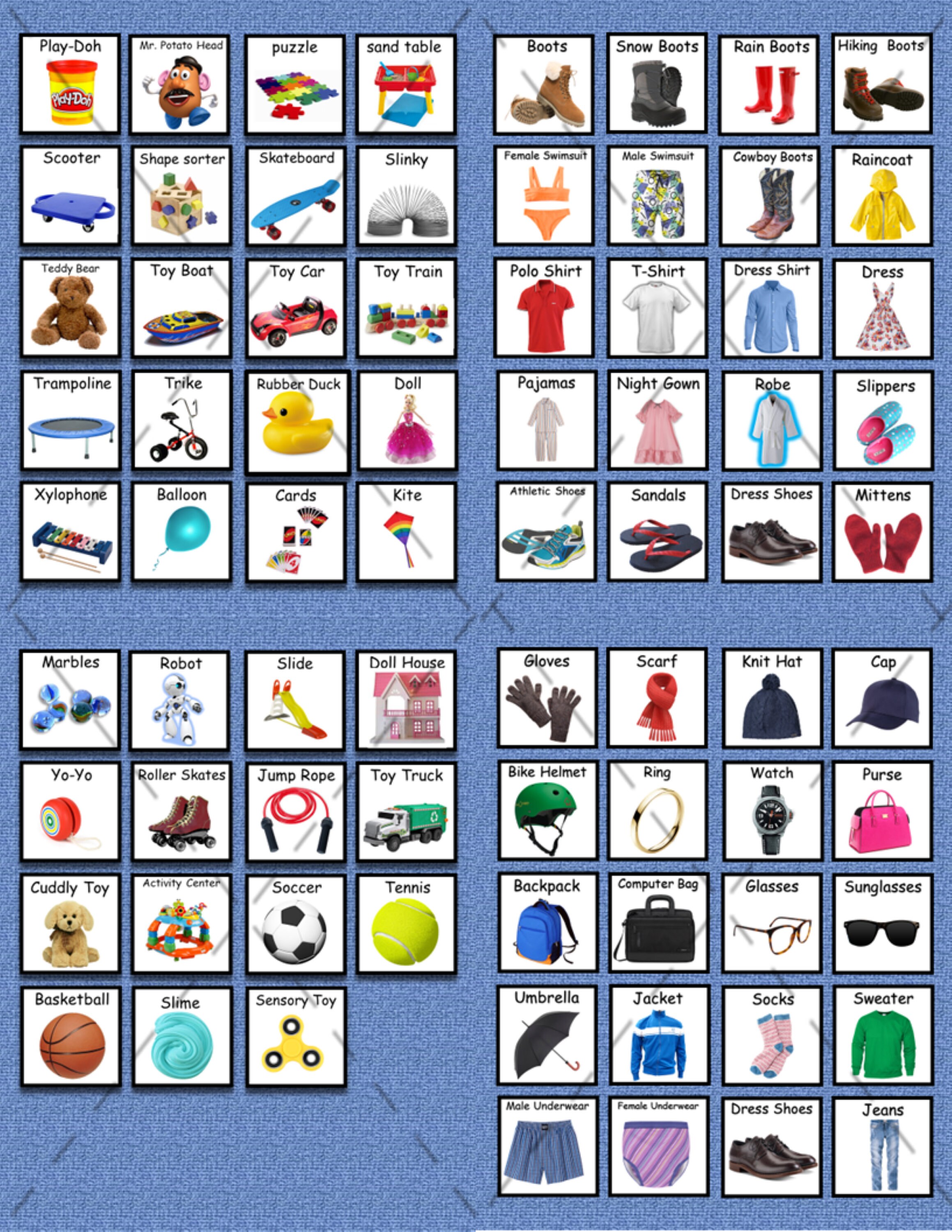 600 Visual Communication Cards for Autism Pec ABA Apraxia Real Photos ...