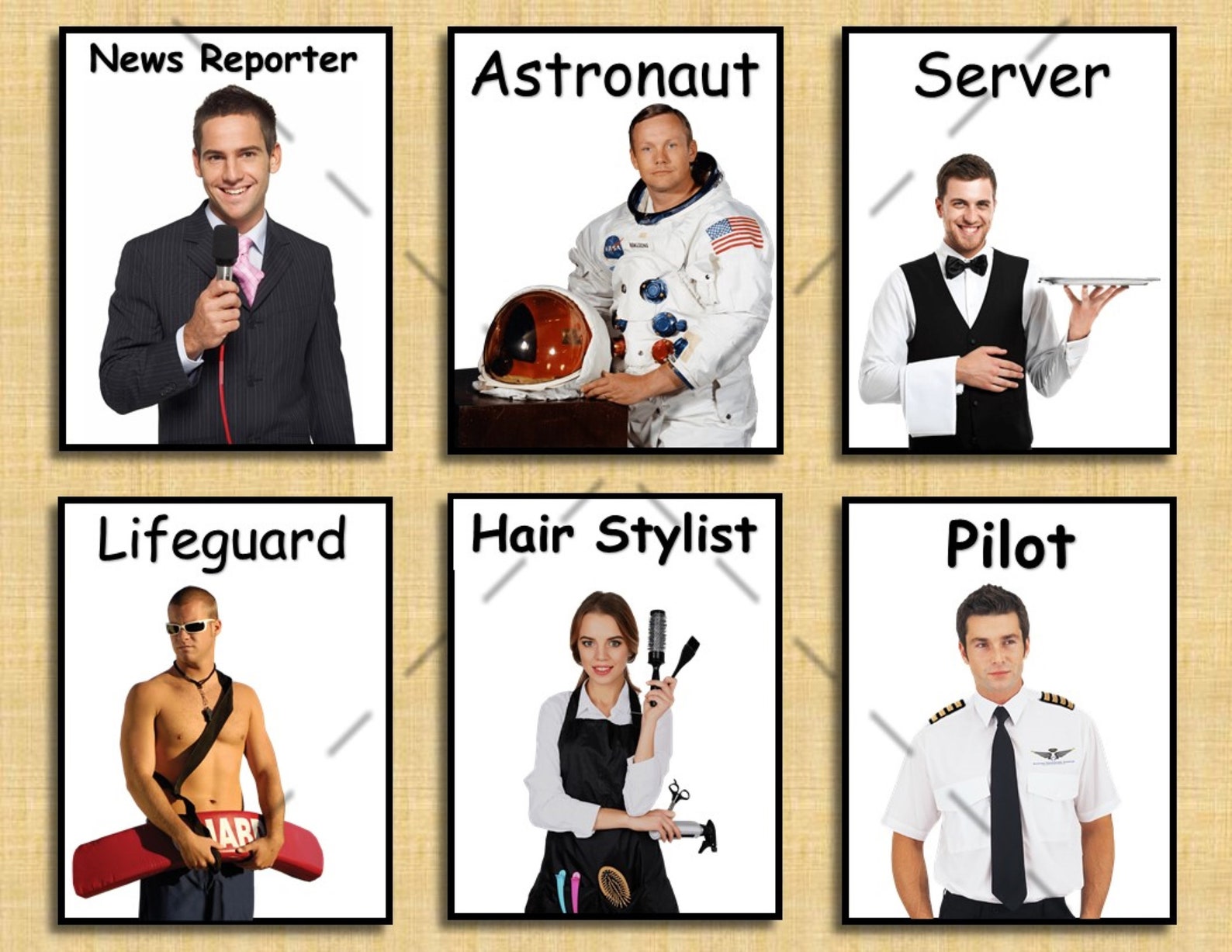 Community Helpers Flashcards Real Photos 42 Cards - Etsy