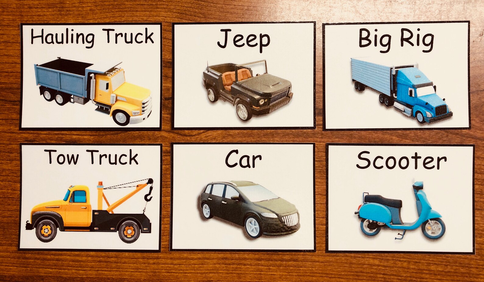 Ultimate Transportation Flashcards Vehicles Things That Go Activities ...