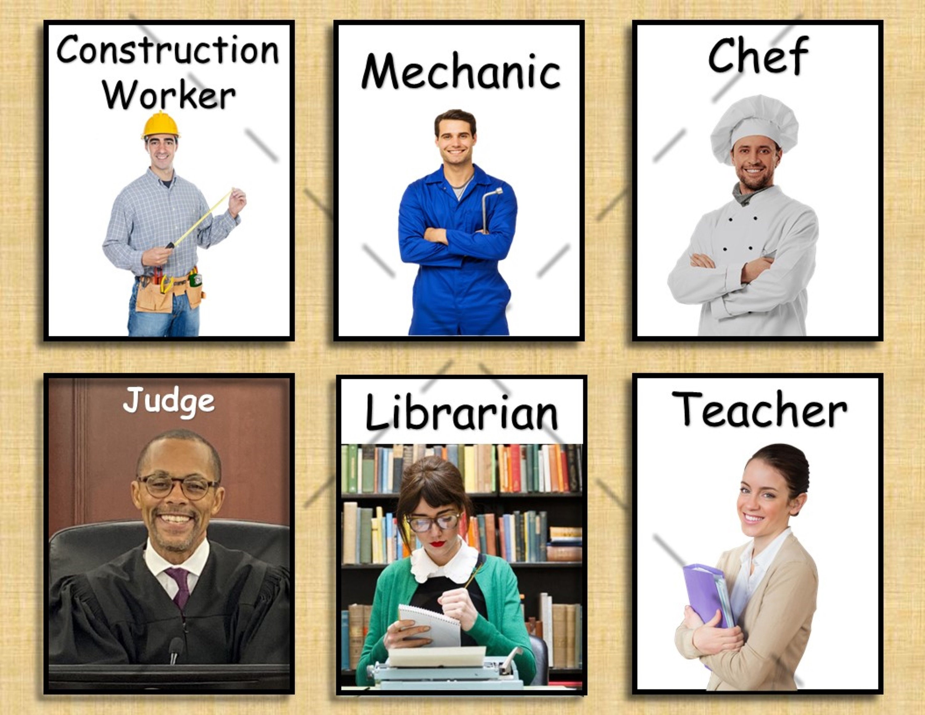 Community Helpers Flashcards Real Photos 42 Cards - Etsy