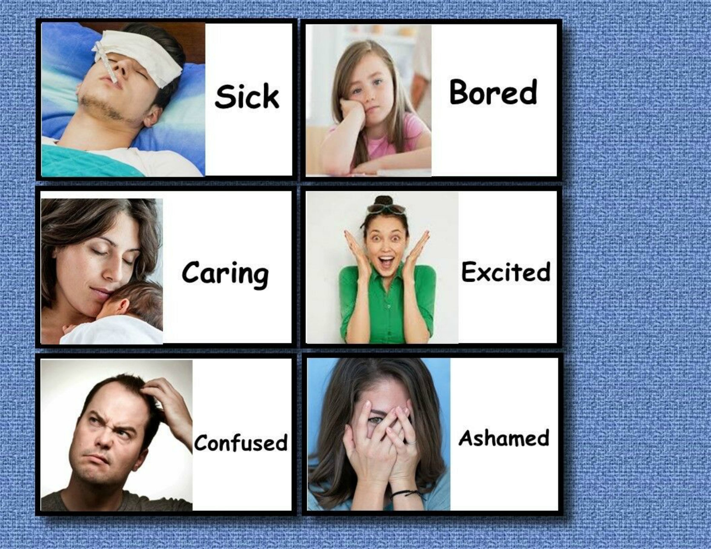 20 Emotions Flashcards Learning Emotions Preschool Kindergarten ...