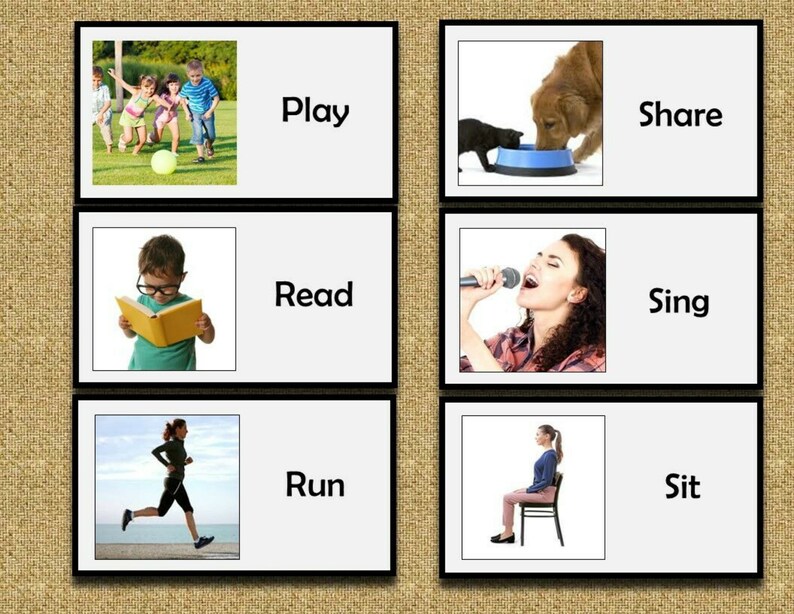 Action Words Flash Cards Printable Printable Word Searches Action Words Flash Cards Printable Printable Word Searches