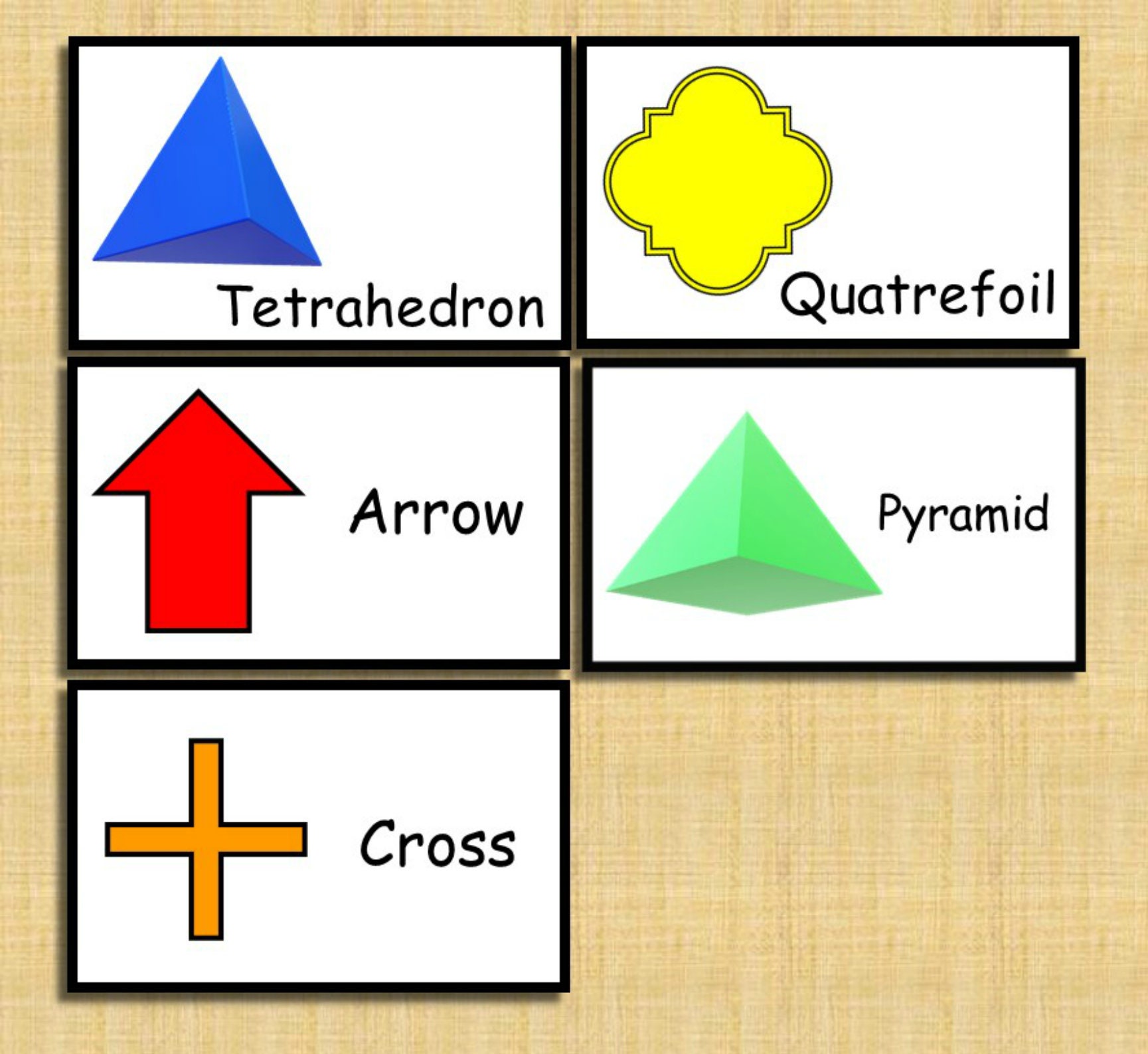 2D 3D Shapes Flashcards 1st 2nd Grade Teacher Resources Activities ...