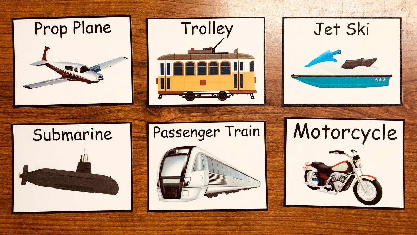 Ultimate Transportation Flashcards Vehicles Things That Go Activities ...