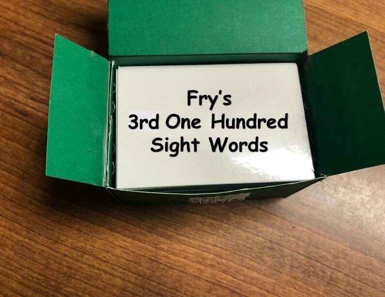 Fry Third Hundred Sight Word Simple Phrases Flash Cards Reading ...