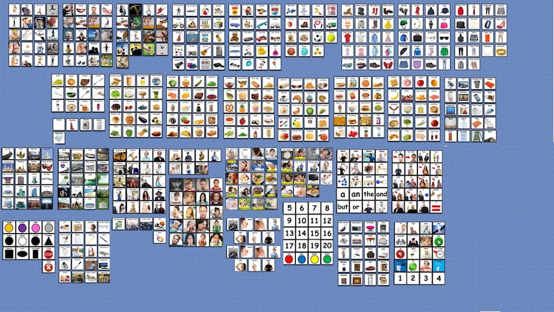 600 Visual Communication Cards for Autism Pec ABA Apraxia Real Photos ...