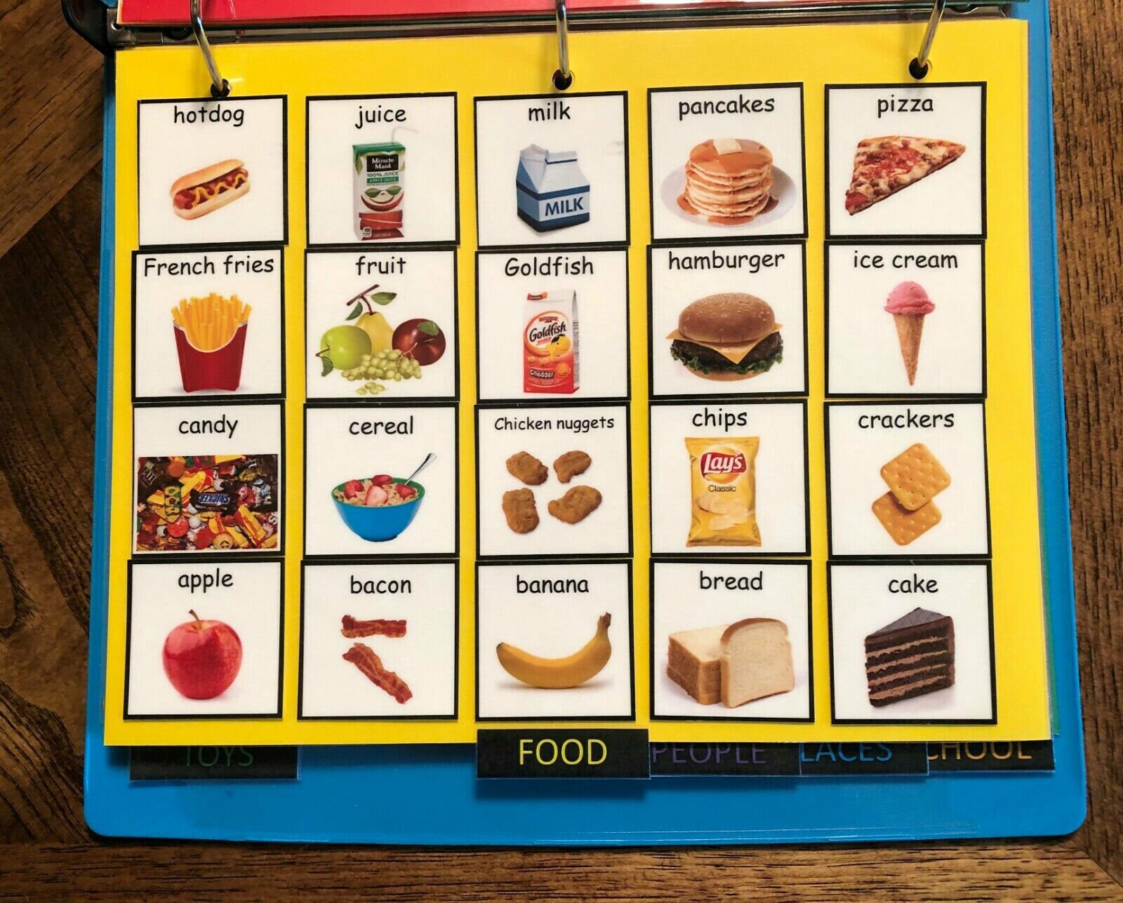 Real Photo Images Pec ASD, Communication Book for Autism, ABA, Speech ...