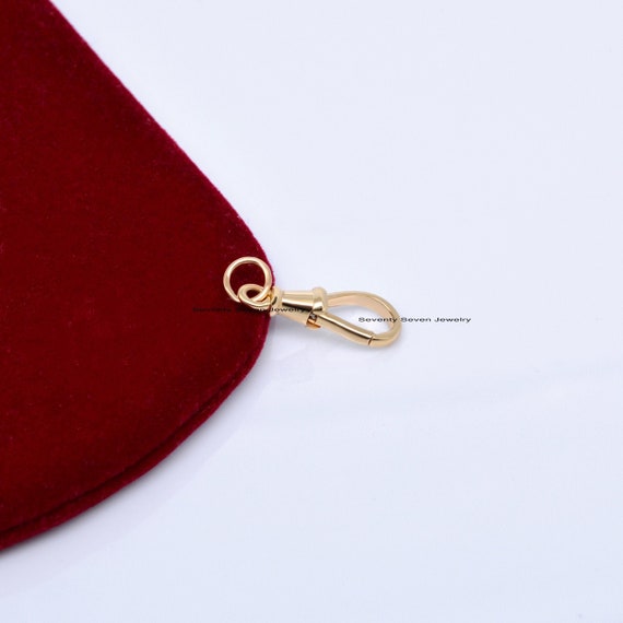 14k Solid Gold Swivel Push Lock 14k Gold Swivel Jewelry Gold - Etsy