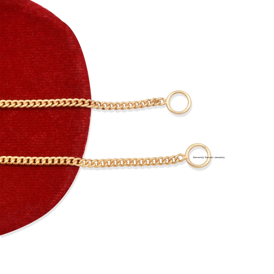 Carabiner Lock Curb Chain, Carabiner Necklace Chain, 925 Silver Curb ...