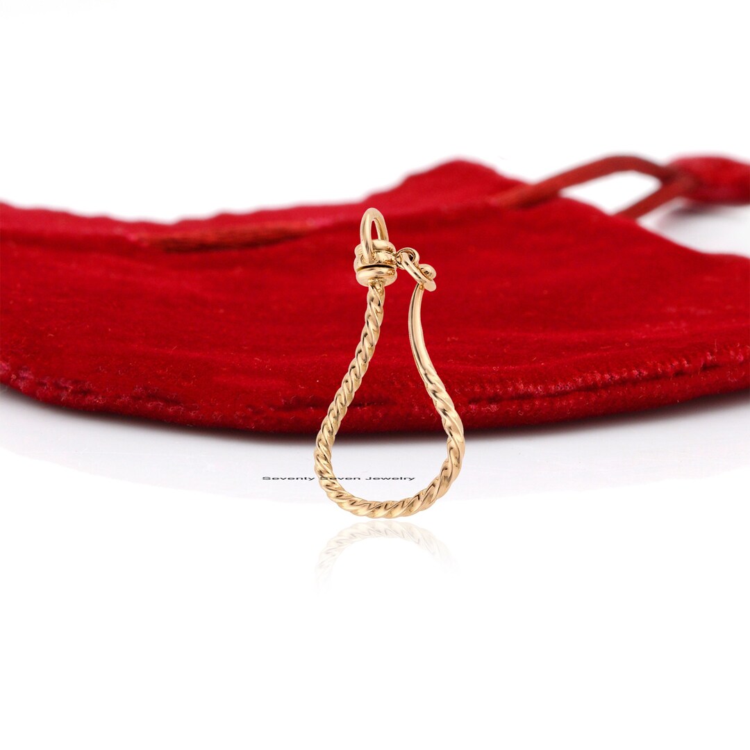 925 Silver Anchor Hook Pendant: Charm Enhancer Jewelry (37 MM) - Etsy