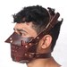 Genuine Cowhide Leather Steampunk Halloween Mask Hood Costume ...