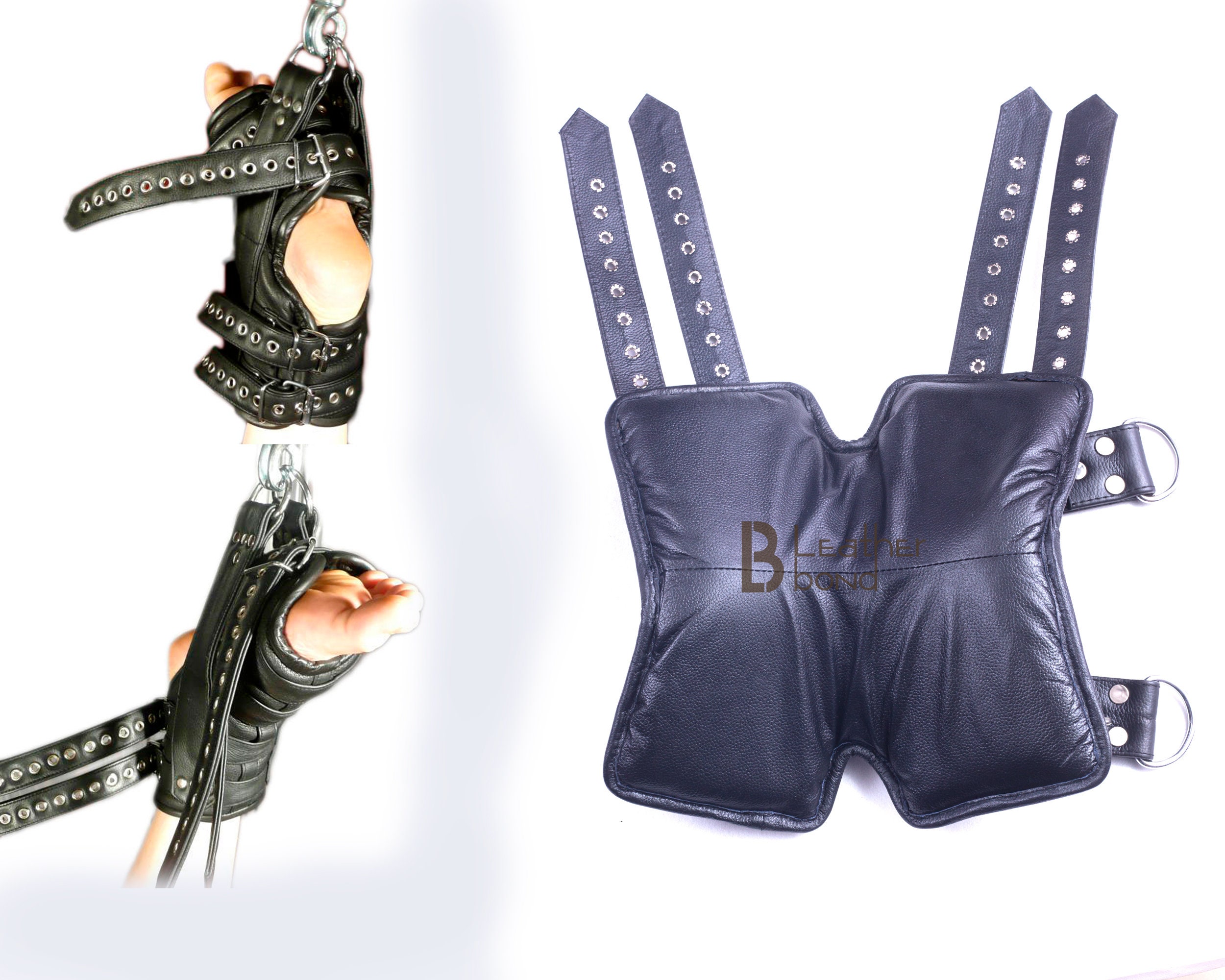 Real Strong Leather Ankle Boot Cuffs Suspension Restraint - Etsy UK