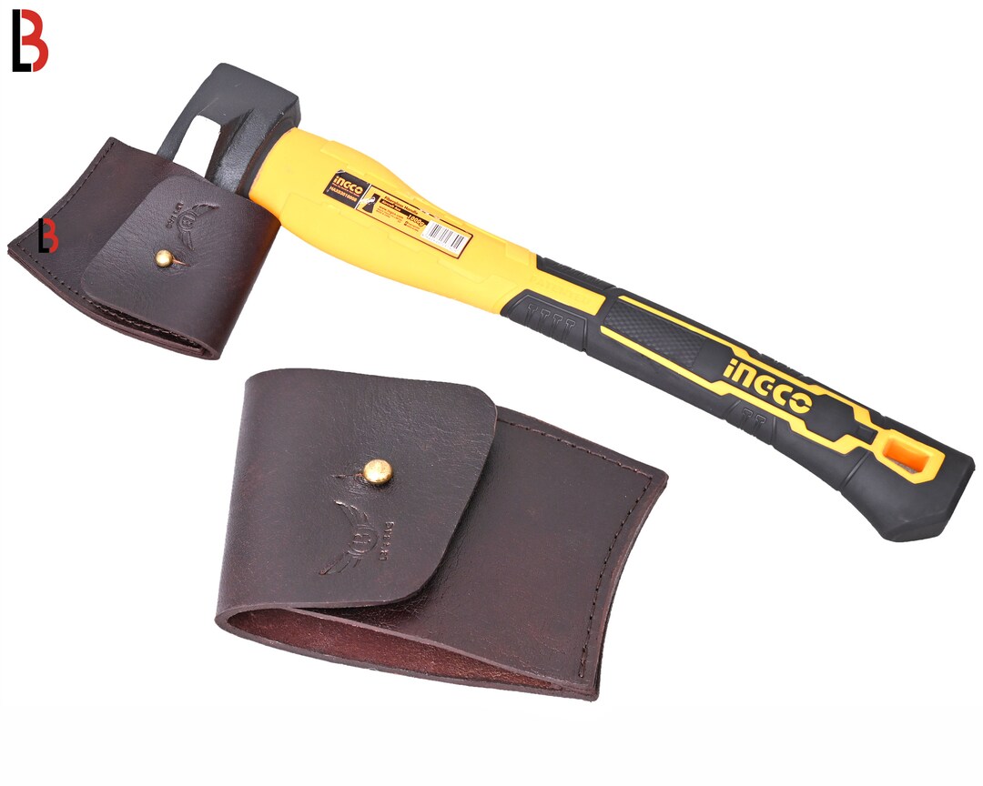 Cowhide Thick Leather Axe Head Sheath to Cover Axe - Etsy