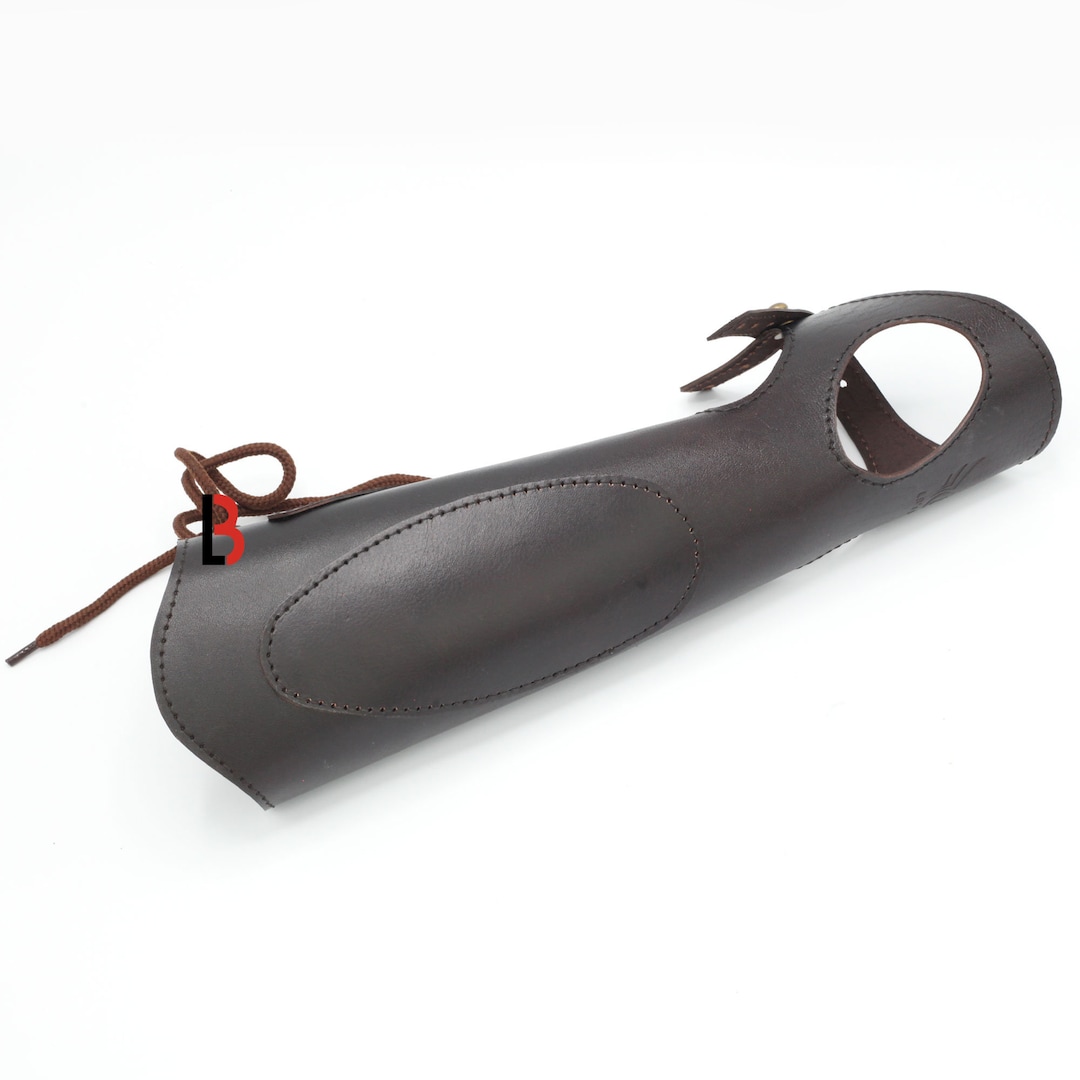 Cowhide Leather Archery Bracer for a Left Glove, for an Archer Who ...