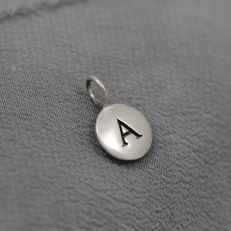 Initial Charm - Etsy