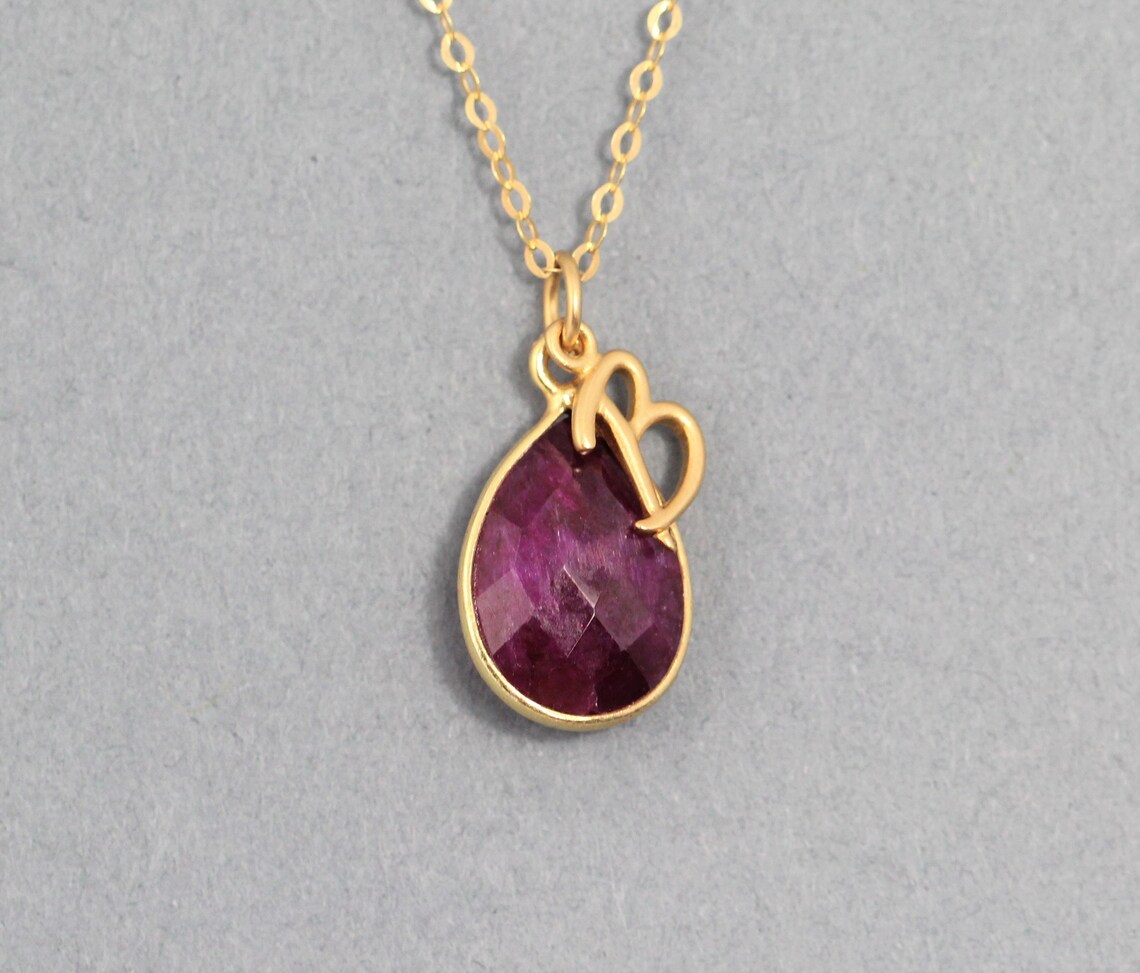 February Birthstone Necklace Amethyst Jewelry Gift for Her - Etsy
