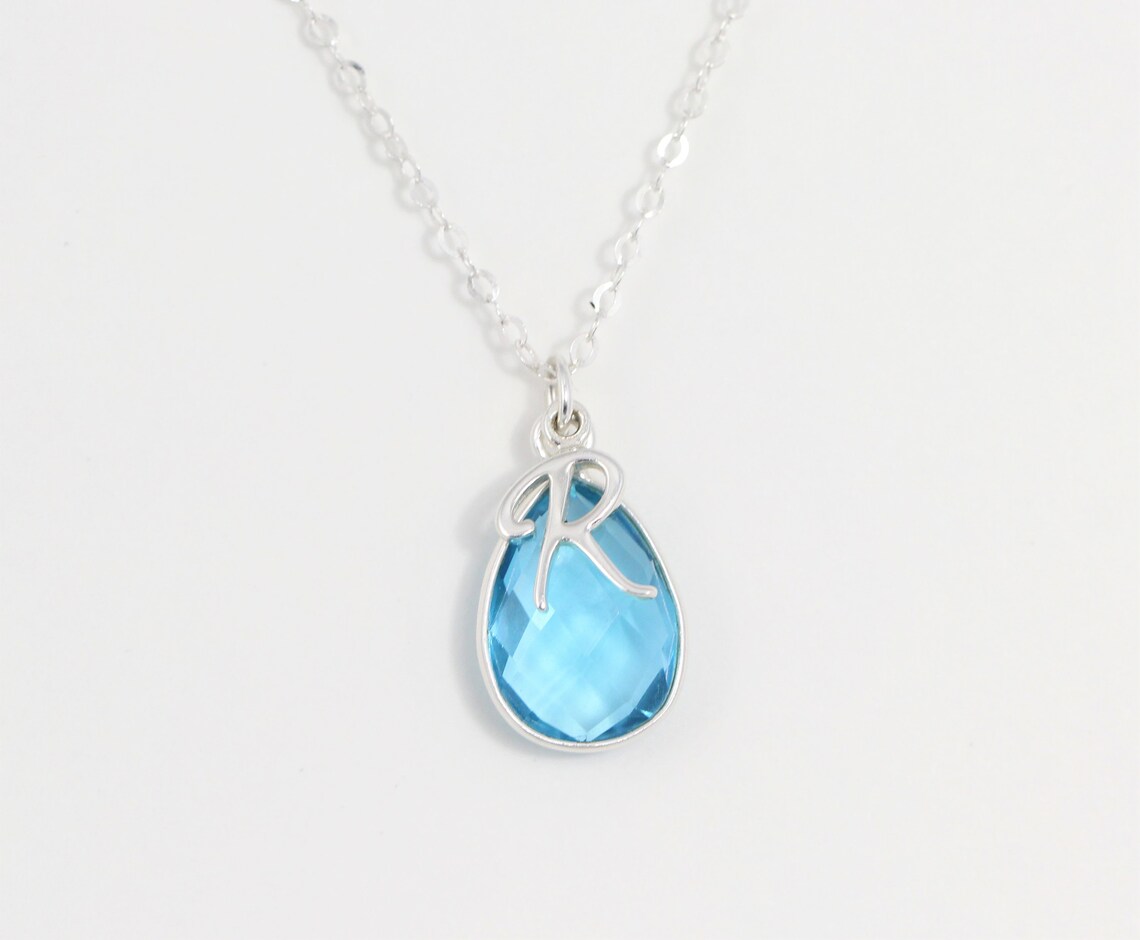 December Birthstone Necklace, Birthday Gift for Her, New Mom Jewelry ...