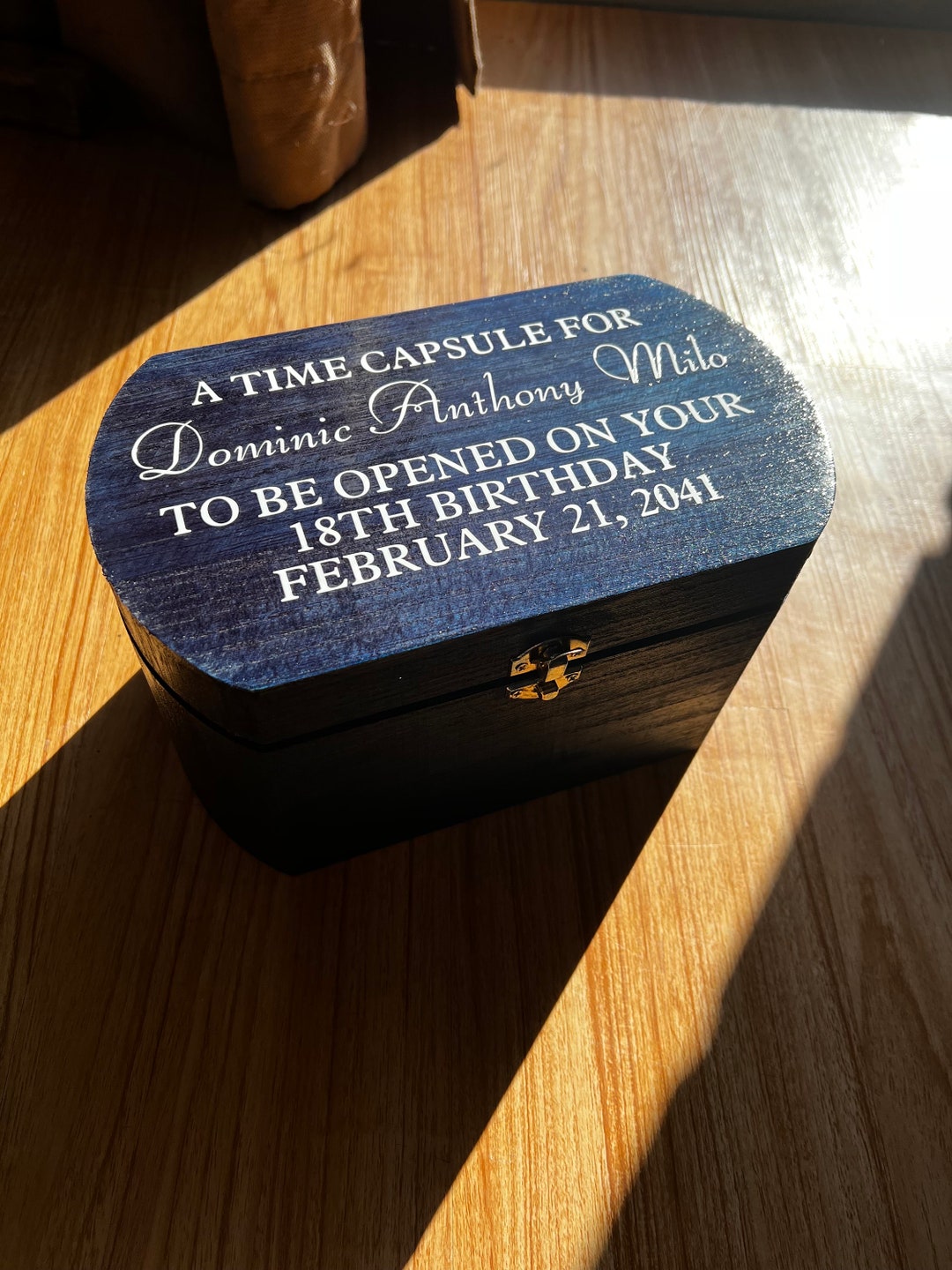 Custom Oval Wood Box, Memory Box, Time Capsule - Etsy