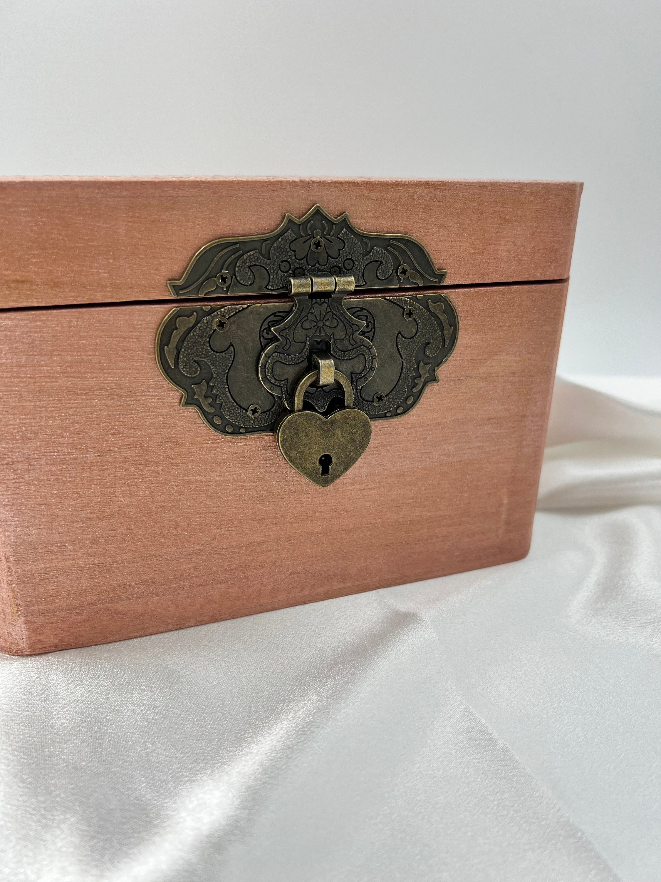 Custom Oval Wood Box, Memory Box, Time Capsule With Lock - Etsy