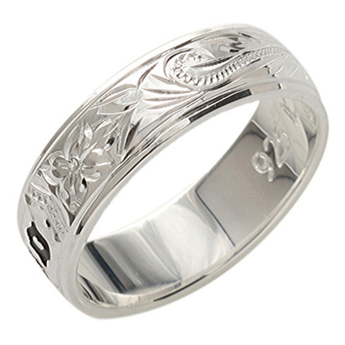 Personalized Sterling Silver Hawaiian Heirloom Ring Smooth - Etsy