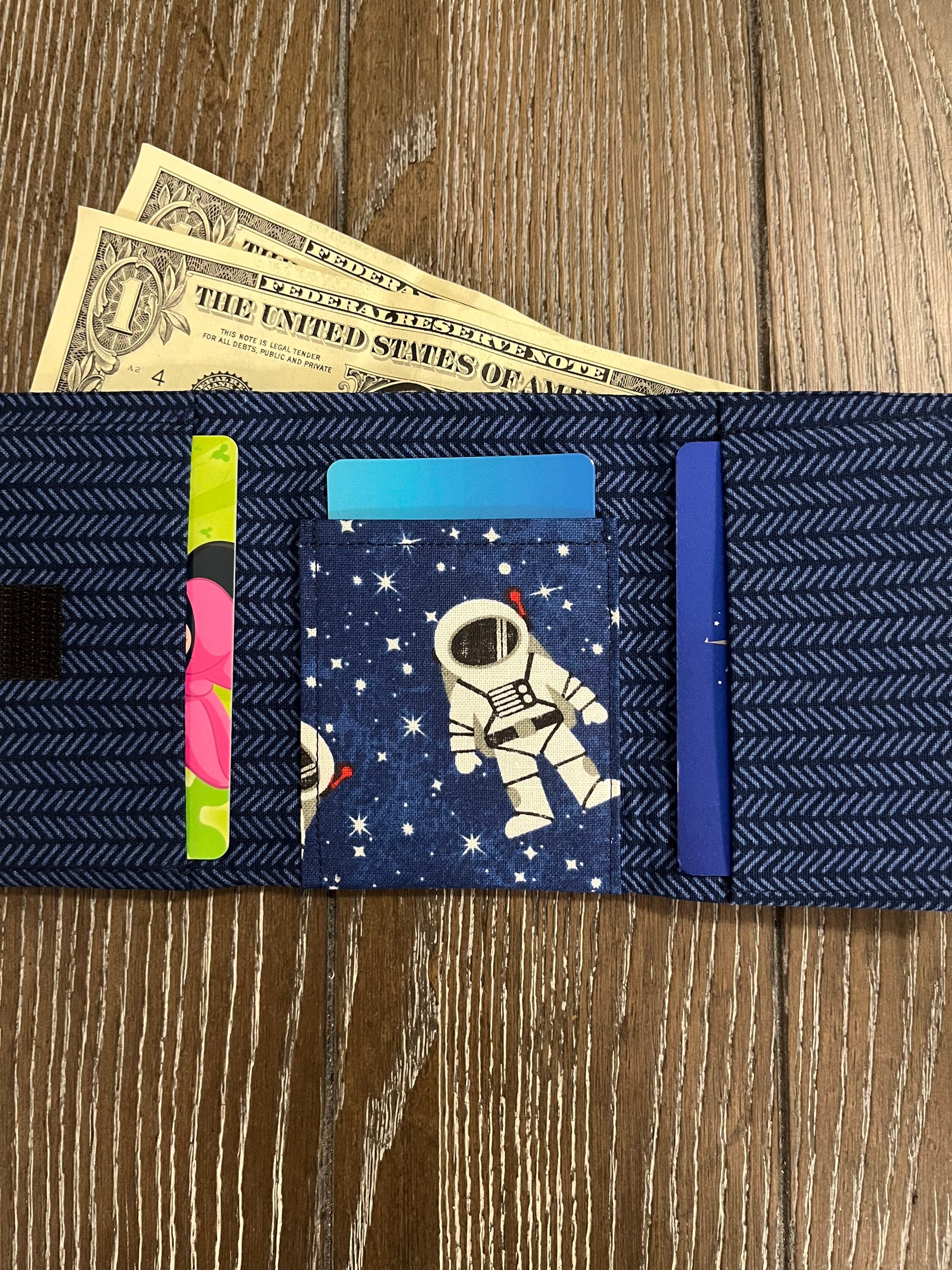 Space Wallet Kids Wallet Boys Wallet Trifold Wallet - Etsy