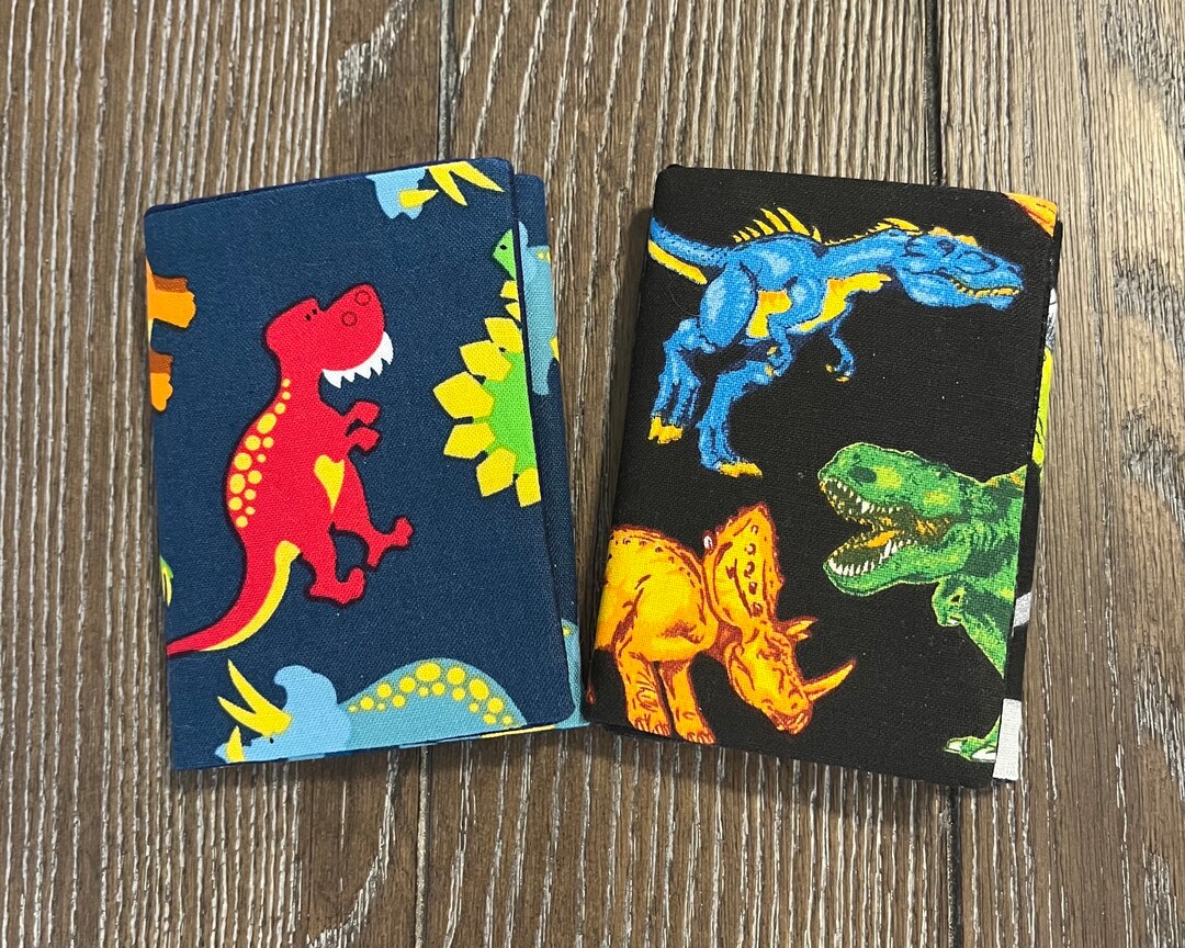 Dinosaur Wallet, Kids Wallet, Boys Fabric Wallet, Trifold Wallet ...