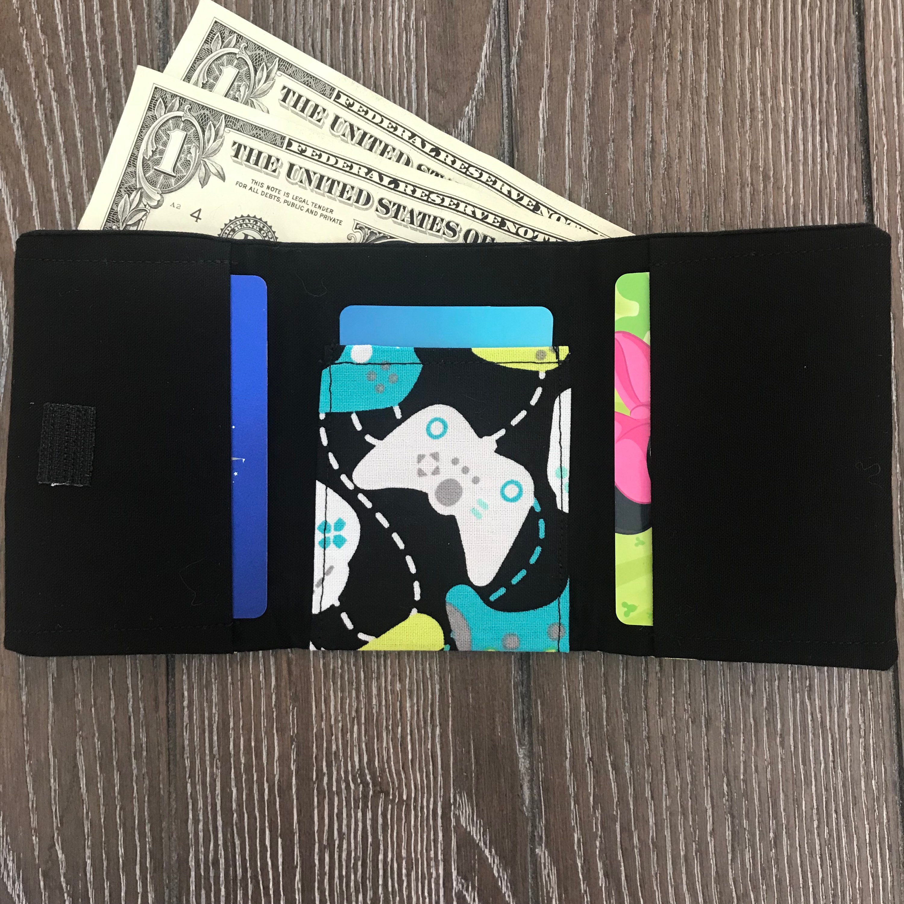 Gamer Wallet Kids Wallet Boys Wallet Trifold Wallet - Etsy
