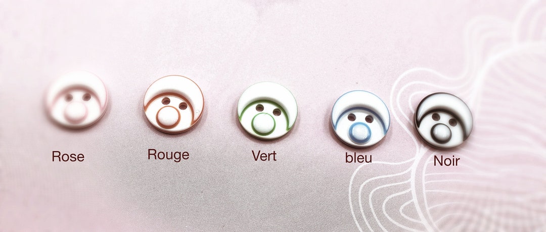 Set of 6 Ball-shaped Buttons Pink Button Sewing Buttons - Etsy