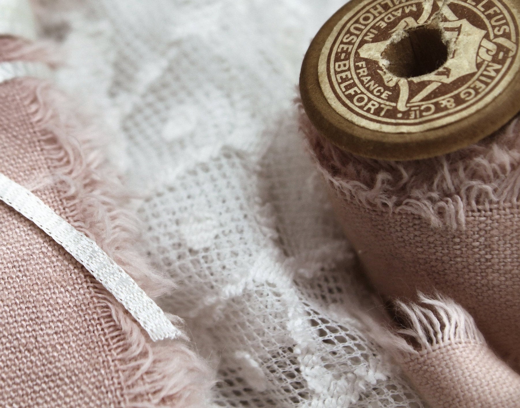 Hand dyed ribbon cotton ribbon hand-shredded ribbon antique | Etsy