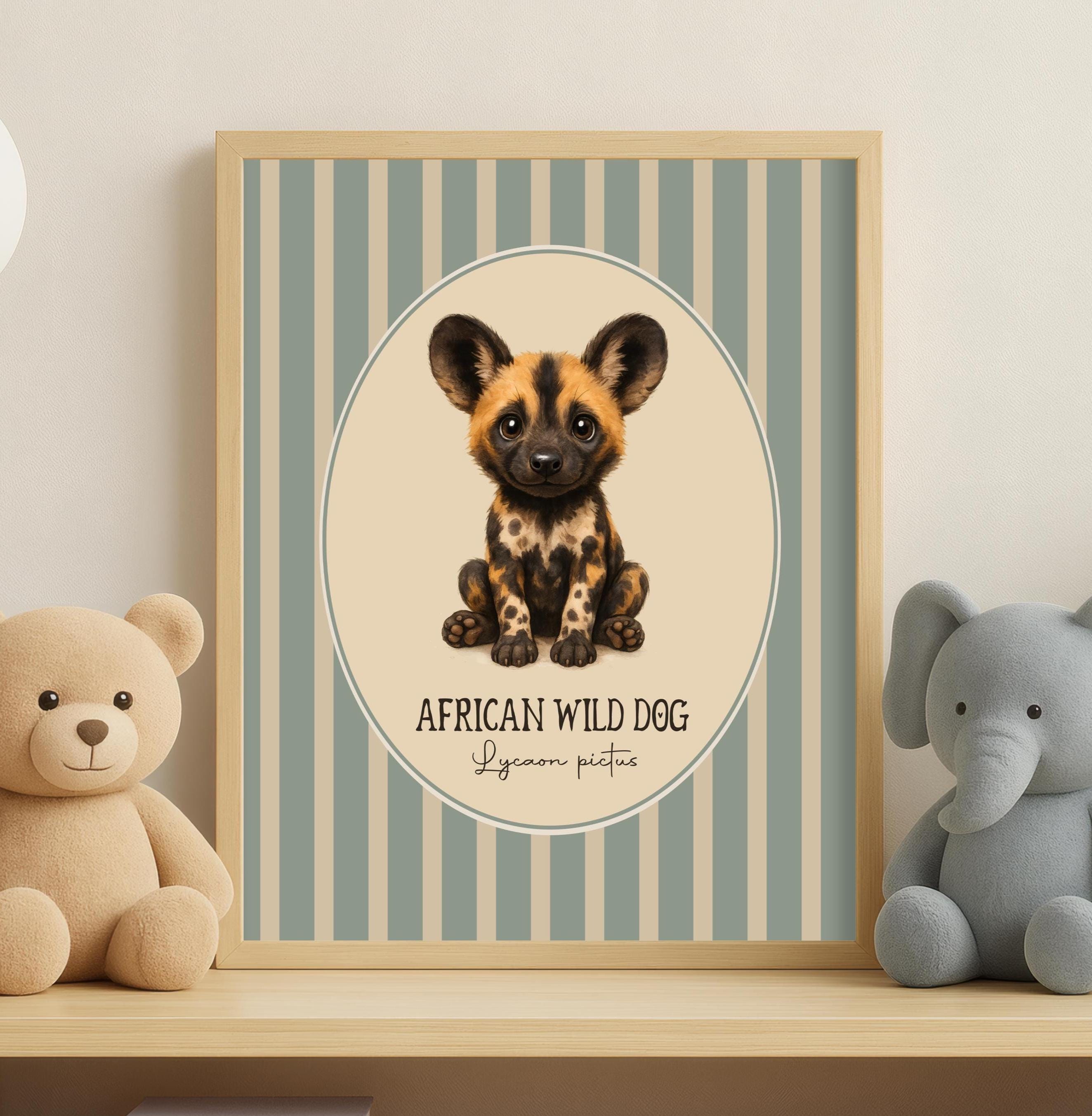 Cute Baby Animal Poster, Nursery Prints Baby Room Decor, Animal Prints ...