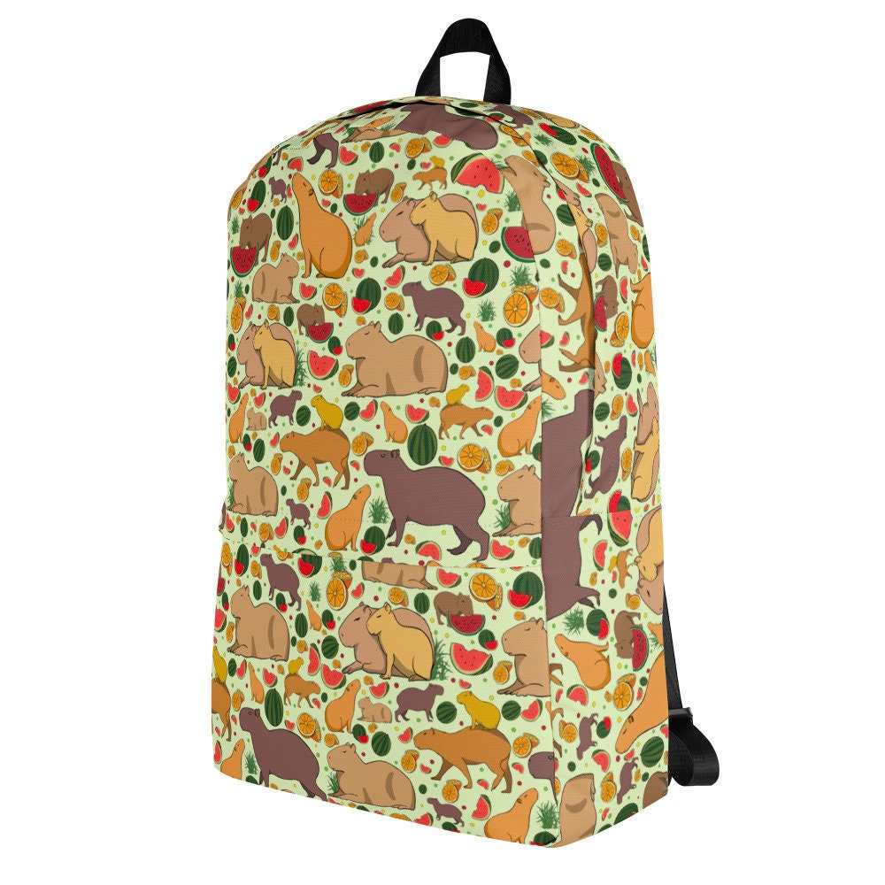 Capybara Backpack Capybara School Bag - Etsy