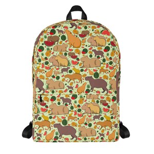Capybara Backpack , Capybara School Bag - Etsy
