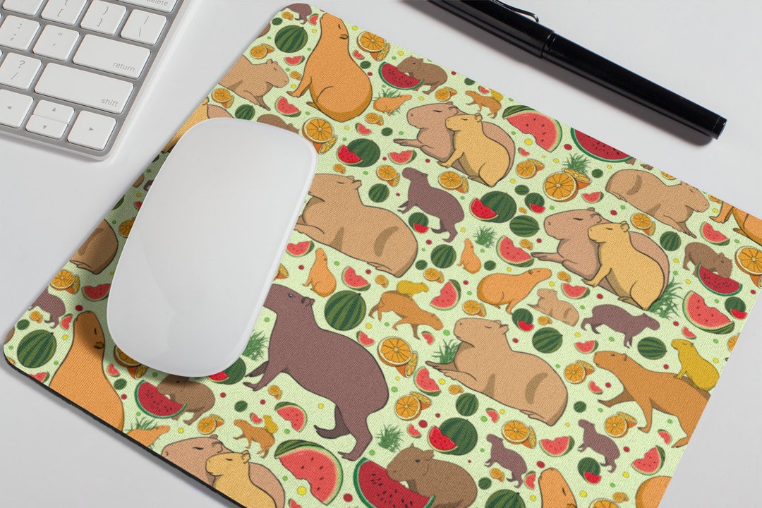 Capybara Mouse Pad (rectangle) - Etsy