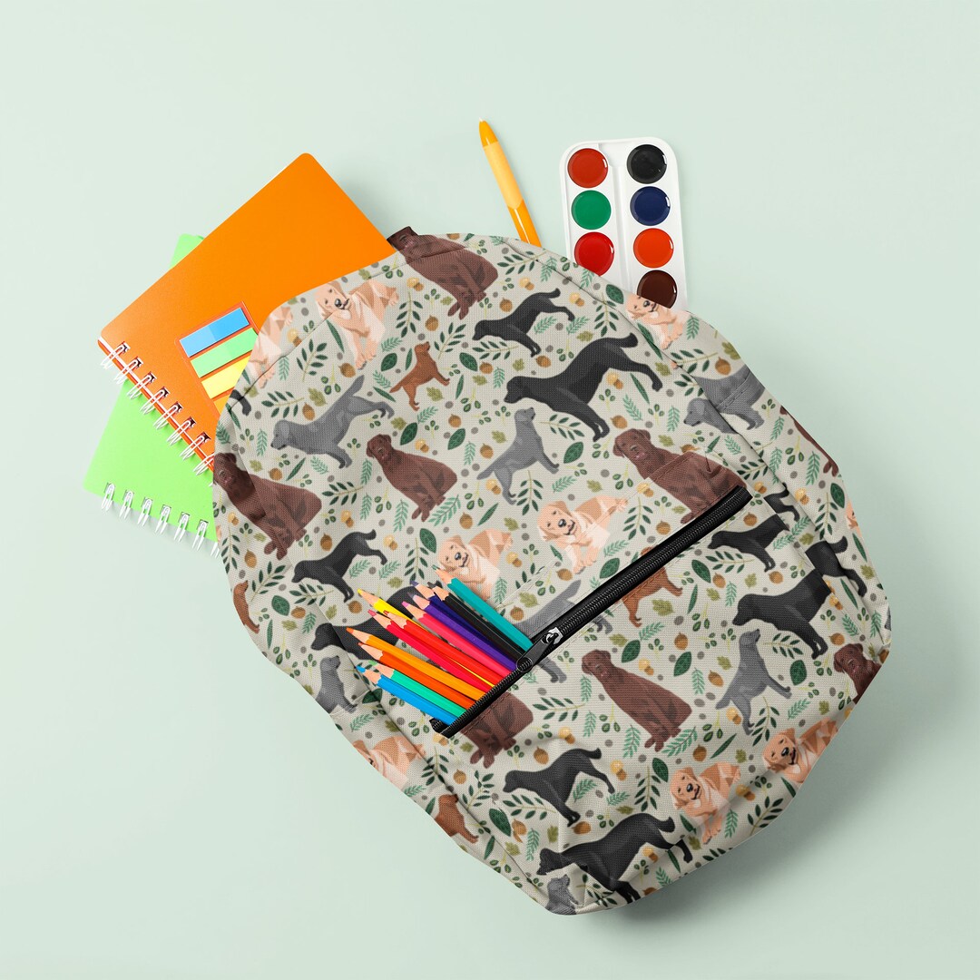 Labrador Backpack, Yellow Lab, Fox Red Lab, Silver Labrador, Black ...