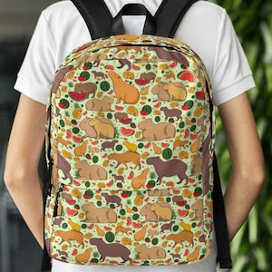 Capybara Backpack , Capybara School Bag - Etsy