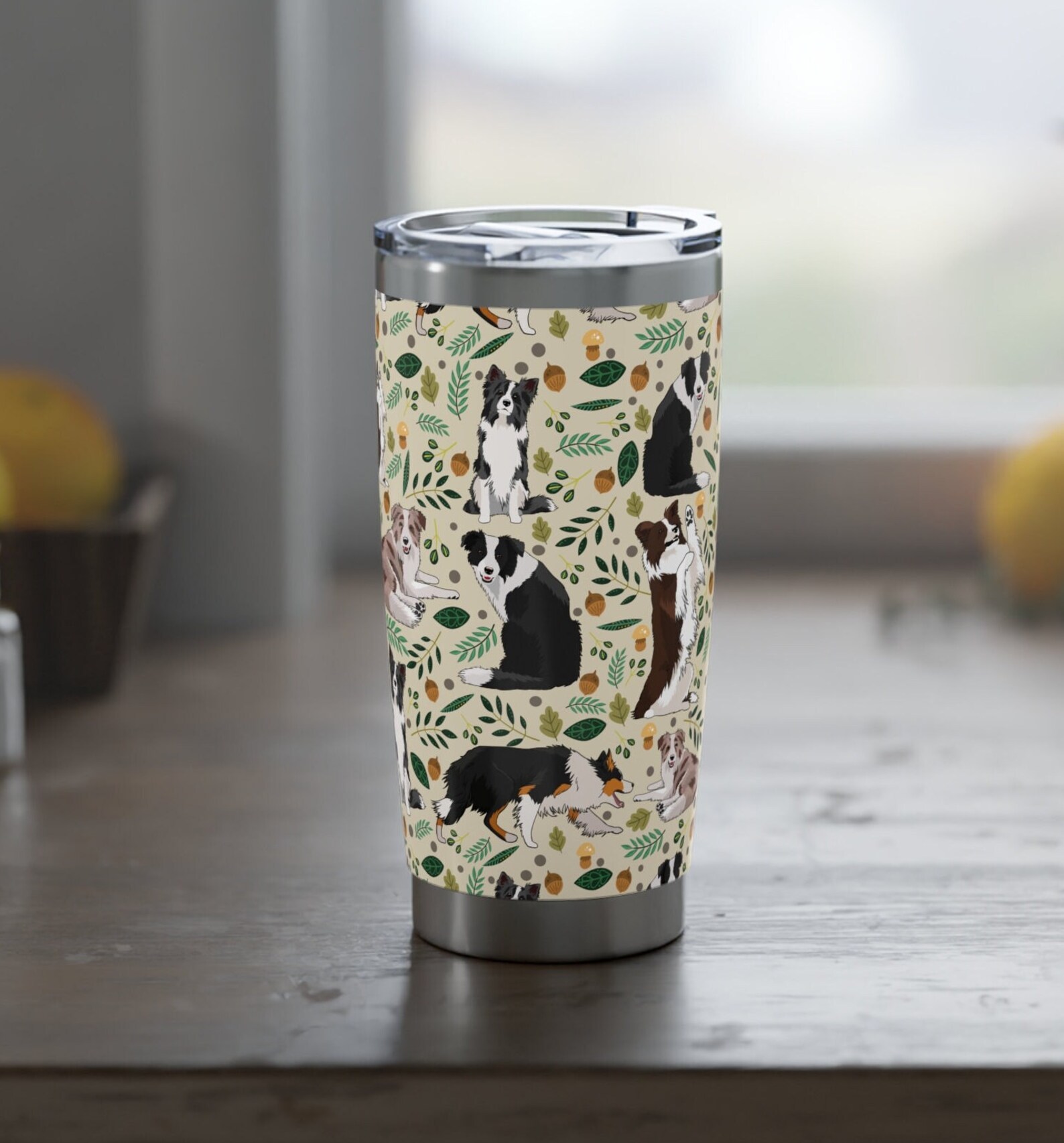 Border Collie Viking Tumblers, Border Lover Gift Idea, Border Collie ...